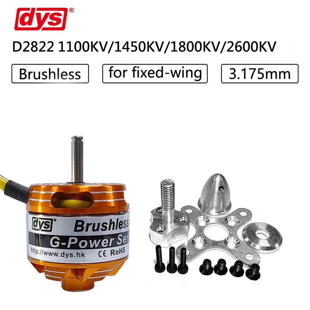 DYS G-Power D2822 Brushless Outrunner Motor — Altitude Hobbies